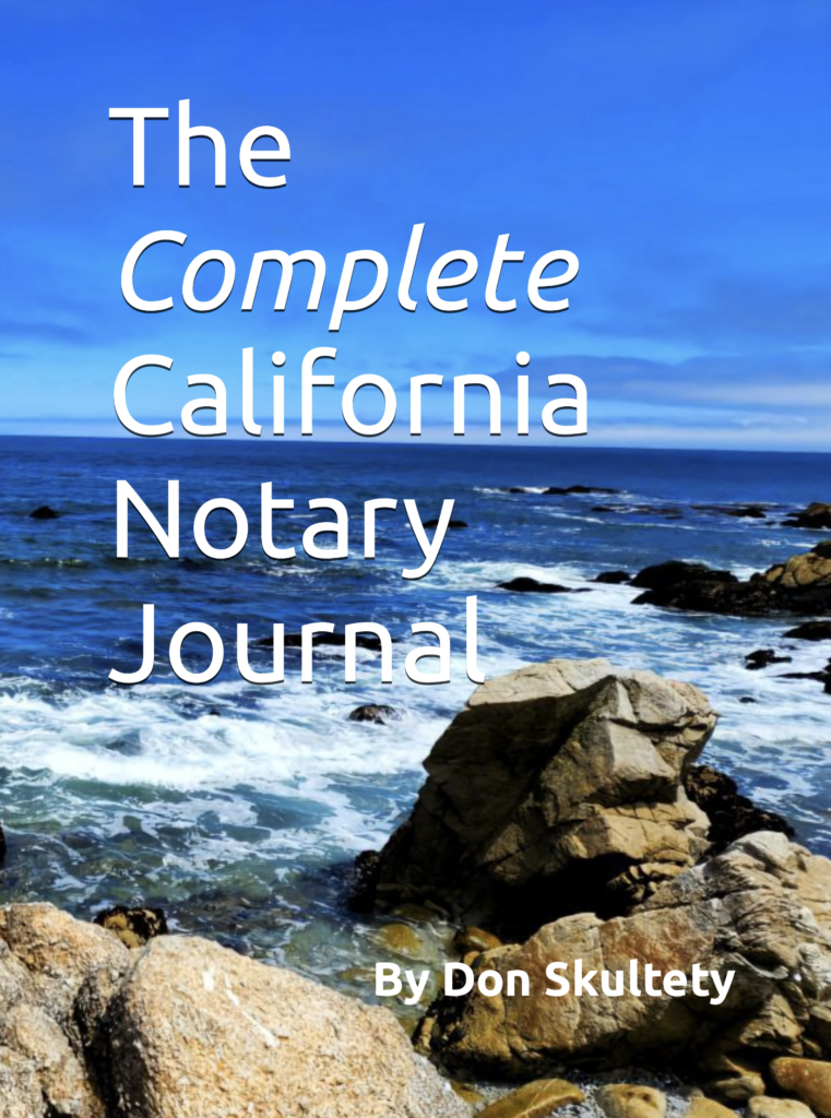 Notary Journal Supplies - Sacramento Mobile Notary & Real Estate Services